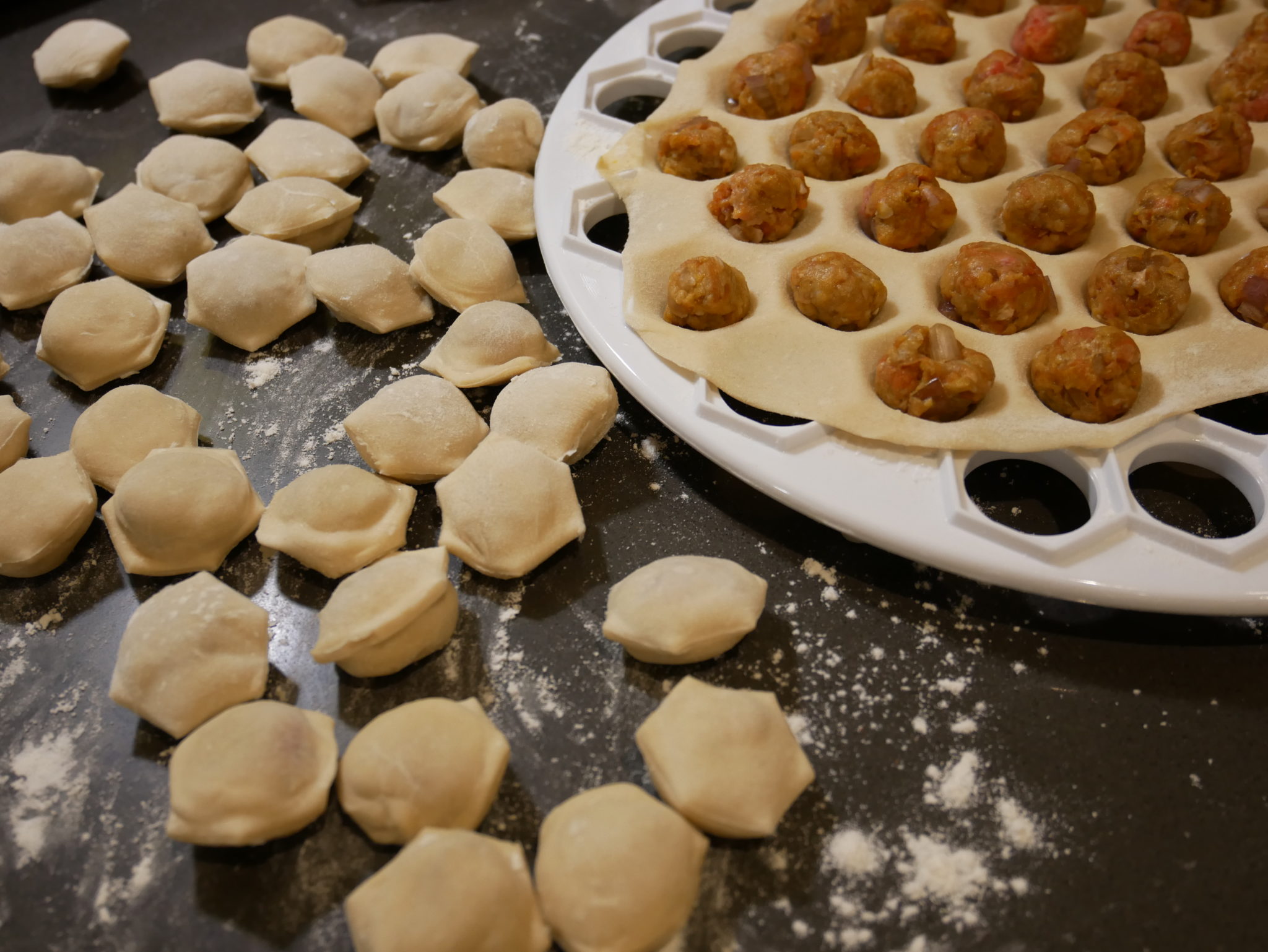 Russian Dumplings; Pelmeni